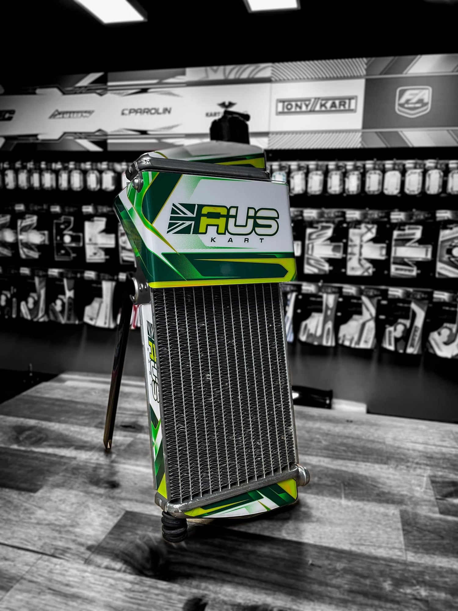 Custom Rotax Evo Max Radiator stickers – Five Lights Graphics