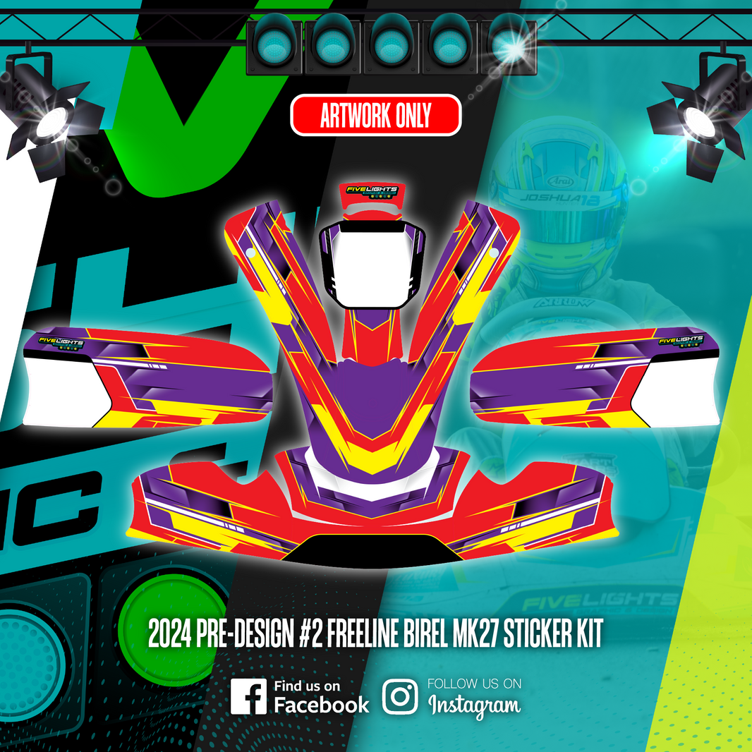 2026 PRE-DESIGN 2 FREELINE BIREL MK27 MINI (ARTWORK ONLY) – Five Lights ...