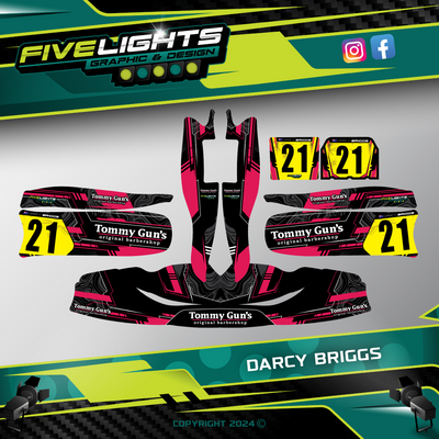Custom Kart Sticker Kits – Five Lights Graphics