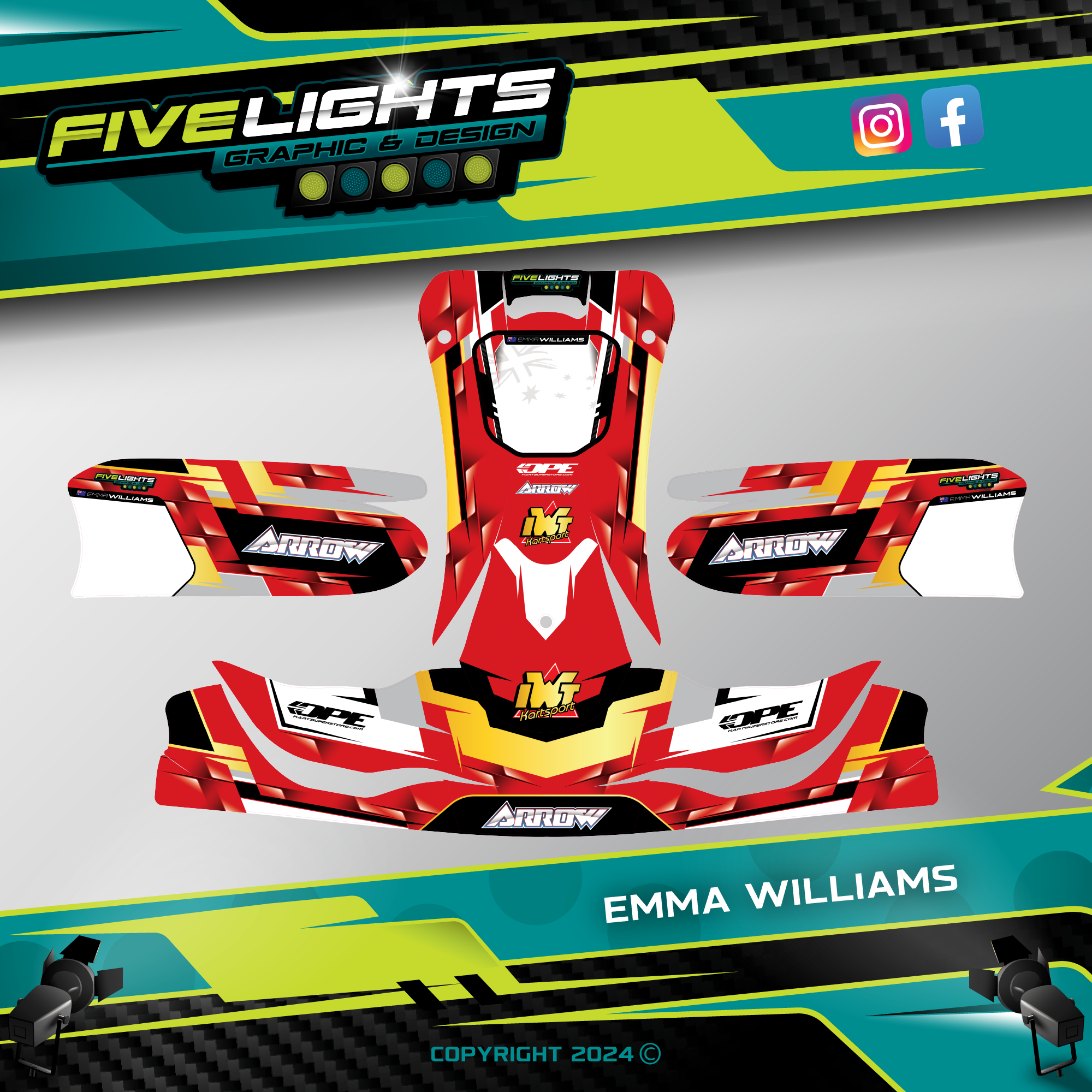 ARROW - EMMA WILLIAMS (CHROME REPRINT) – Five Lights Graphics