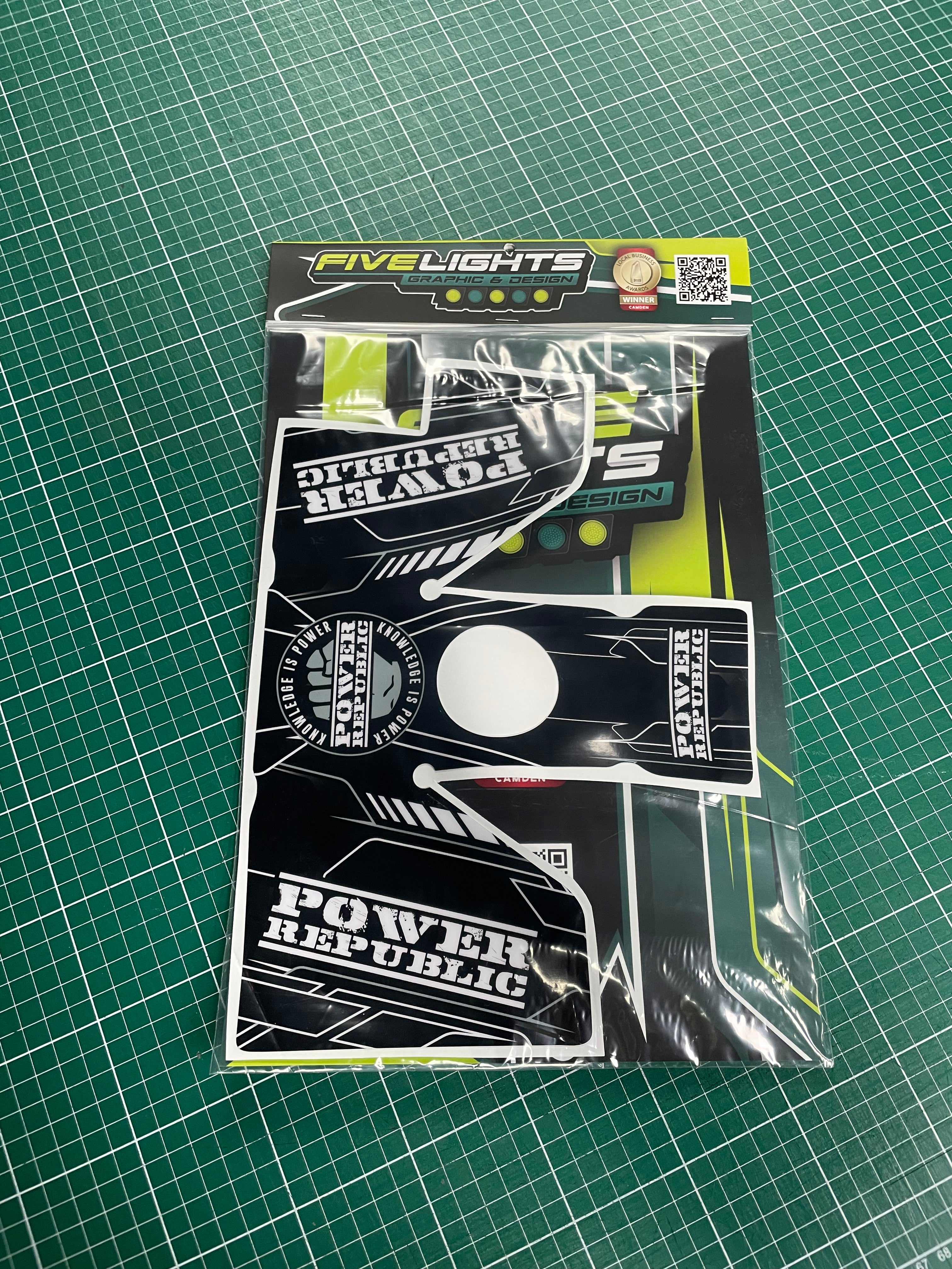POWER REPUBLIC MINIROK AIRBOX – Five Lights Graphics