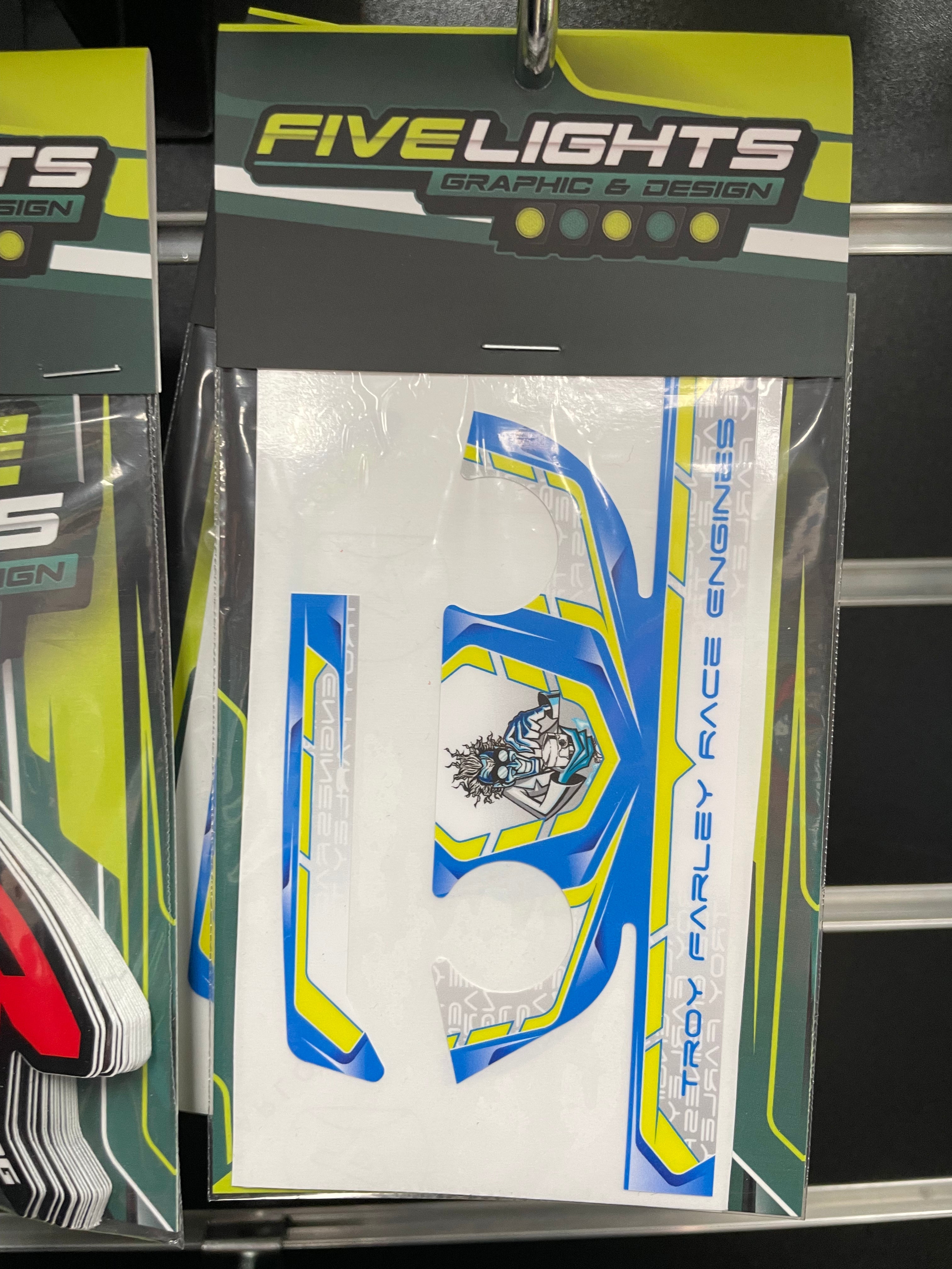 CUSTOM X30 ENGINE HEAD STICKER – Five Lights Graphics