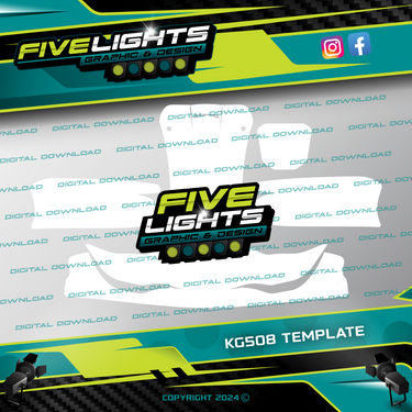 Print Template - KG508 Template – Five Lights Graphics