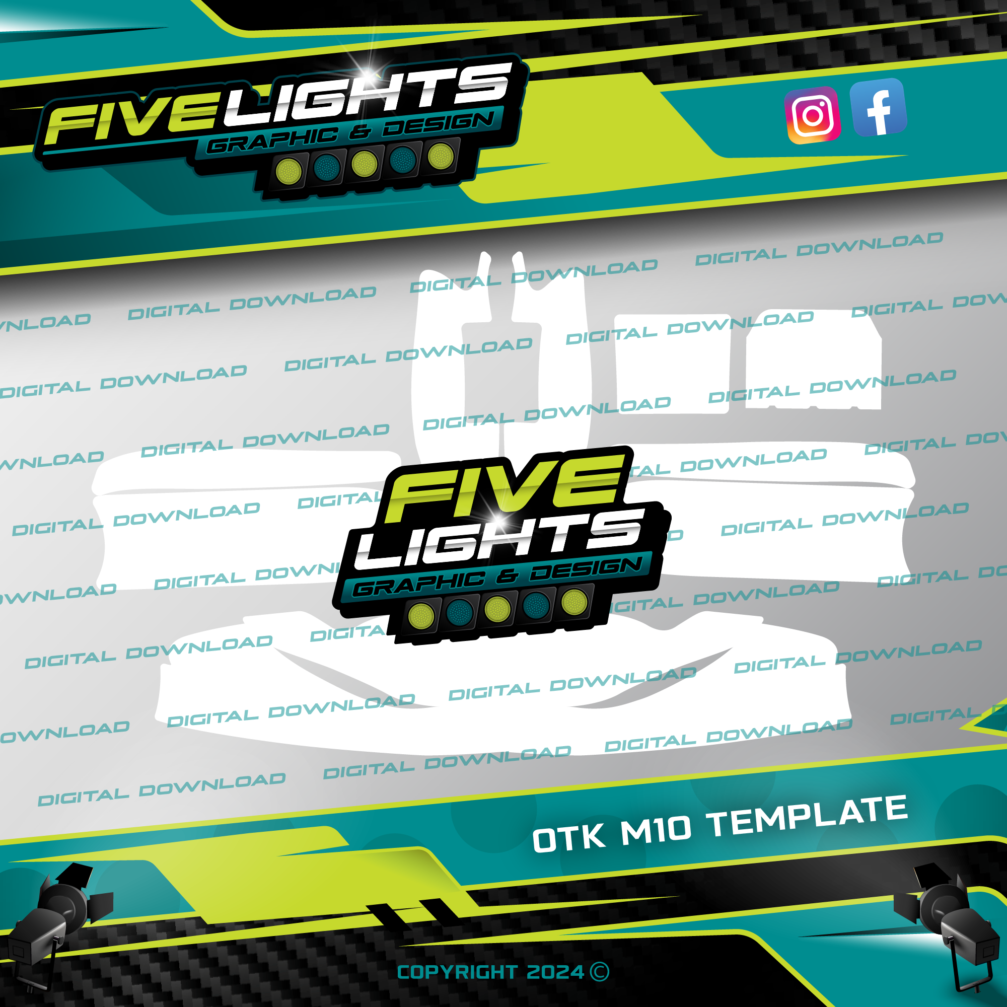 Print Template - OTK M10 – Five Lights Graphics