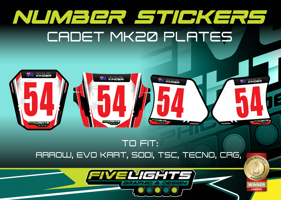 Custom Number Plates – Five Lights Graphics